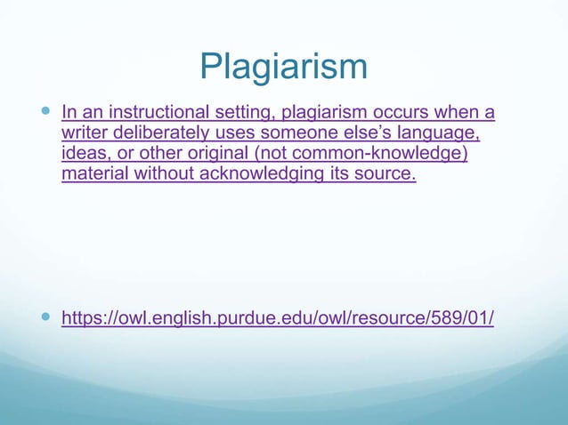 Plagiarism | PPTX
