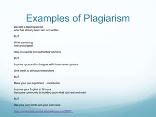 Plagiarism | PPTX