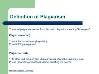Plagiarism | PPT
