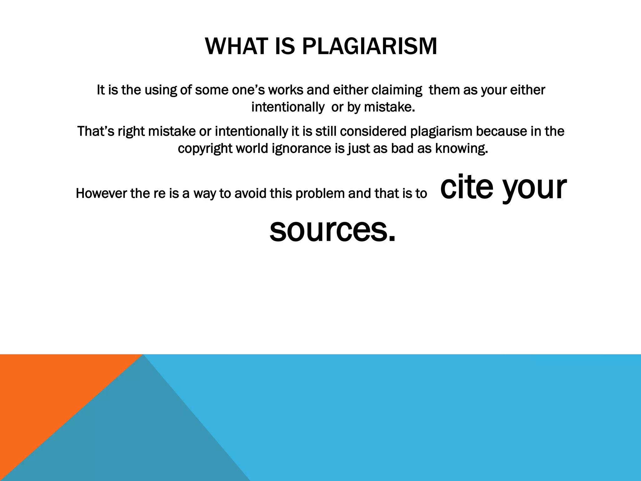 Plagiarism | PPTX