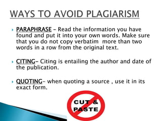 Plagiarism | PPTX | Law