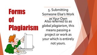 Plagiarism | PPTX