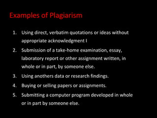 Plagiarism & How to Avoid it | PPT