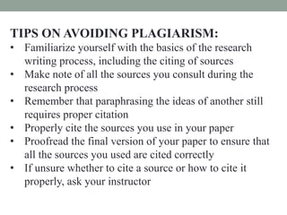 Plagiarism | PPTX