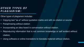 Plagiarism | PPTX