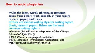 Plagiarism | PPTX | Resume Writing and Advice | Job Search