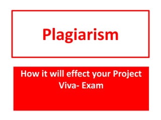 Plagiarism.pptx | Education