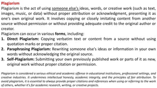 Plagiarism,forms,understand about plagiarism,avoid plagiarism,key ...