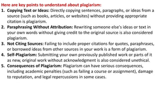 Plagiarism,forms,understand about plagiarism,avoid plagiarism,key ...