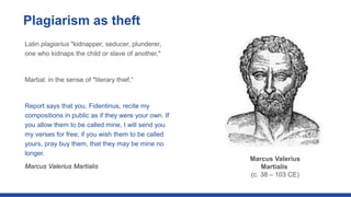Plagiarism - Past, Present, Future | PPTX