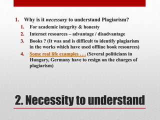 Plagiarism: How to Know and Avoid it? | PPTX