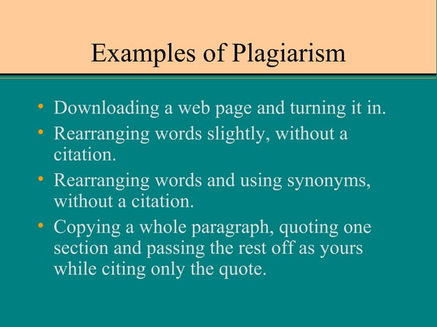 Plagiarism | PPT | College Education | Education