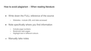 Plagiarism: What it is and how to avoid it | PPTX