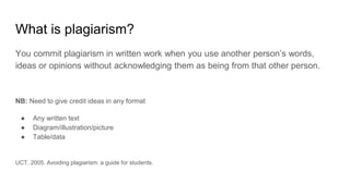Plagiarism: What it is and how to avoid it | PPTX