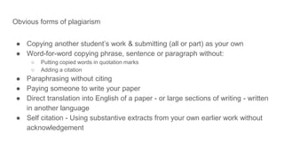 Plagiarism: What it is and how to avoid it | PPTX