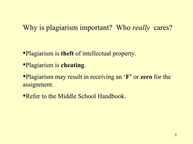 Plagiarism Powerpoint | PPT | Homework and Study | Education