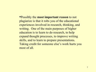 Plagiarism Powerpoint | PPT