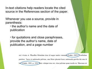 Plagiarism and citations module | PPT