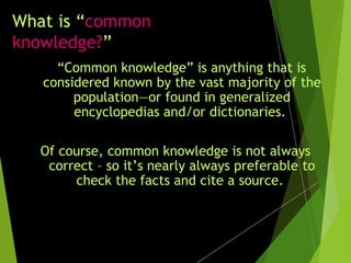 Plagiarism and citations module | PPT