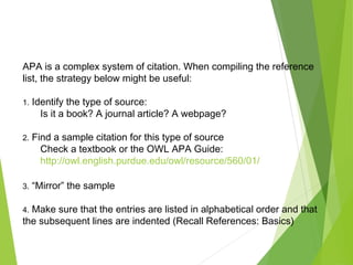 Plagiarism and citations module | PPT | Books and Literature