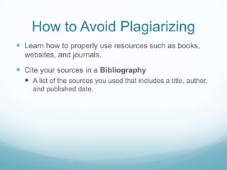 Plagiarism and copyright edp279 | PPTX | Law