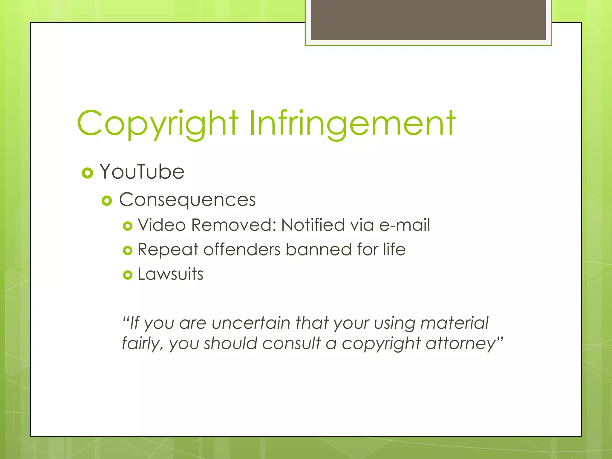 Plagiarism and copyright infringement | PPTX