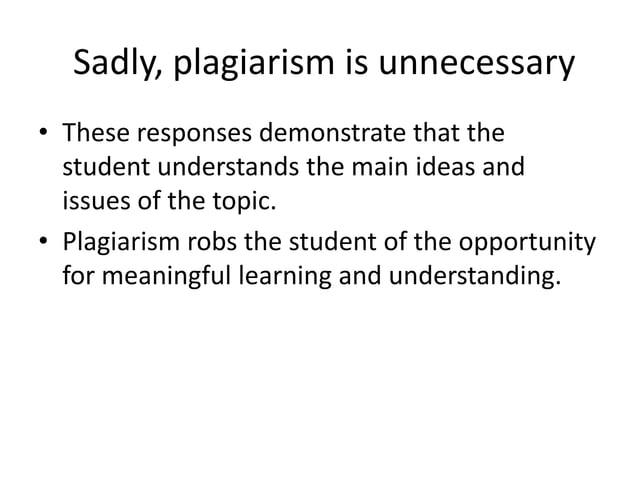Plagiarism and how to avoid it | PPT