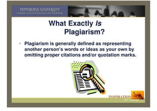 PLAGIARISM And HOW TO AVOID IT | PDF