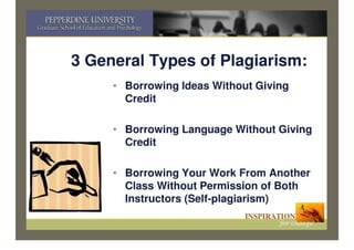 PLAGIARISM And HOW TO AVOID IT | PDF