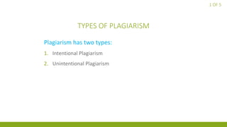 Plagiarism and cheating, Its effects and solutions | PPTX