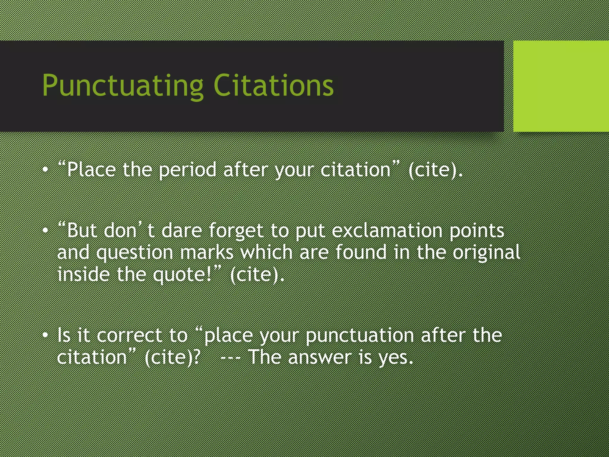 Plagiarism & Citation - MLA 8 & APA 8 | PPT