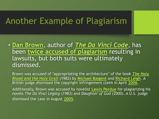 Plagiarism & Citation - MLA 8 & APA 8 | PPT
