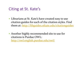 6.Plagiarism & Citing Sources | PPTX