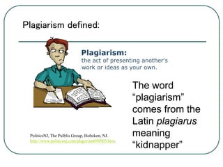 Plagiarism concept | PPT