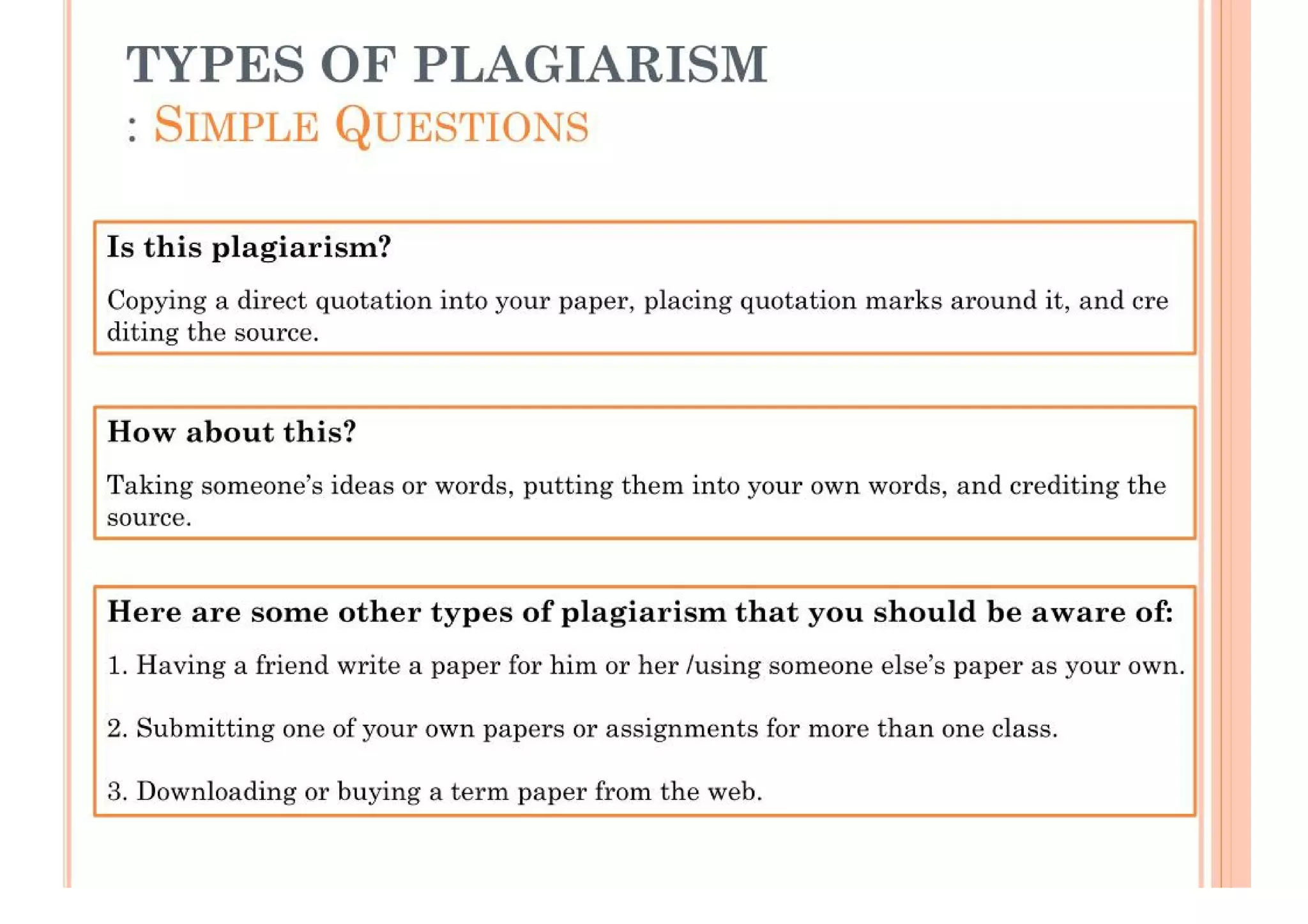 Plagiarism Definition & Types | PDF