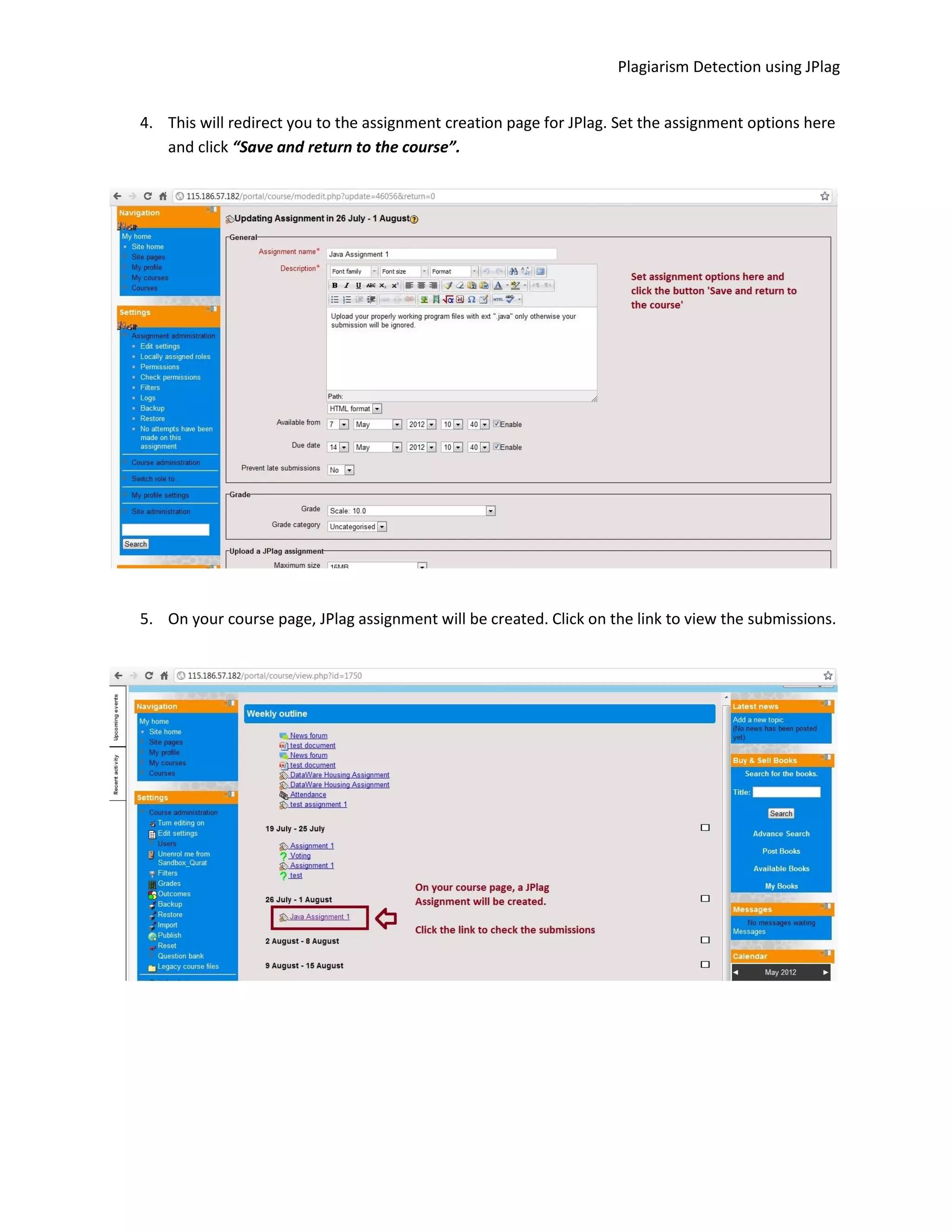 Plagiarism detection of code via j plag | PDF