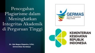 Plagiarisme dalam penulisan karya tulis ilmiah | PDF