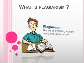Plagiarism in school | PPTX | Homework and Study | Education