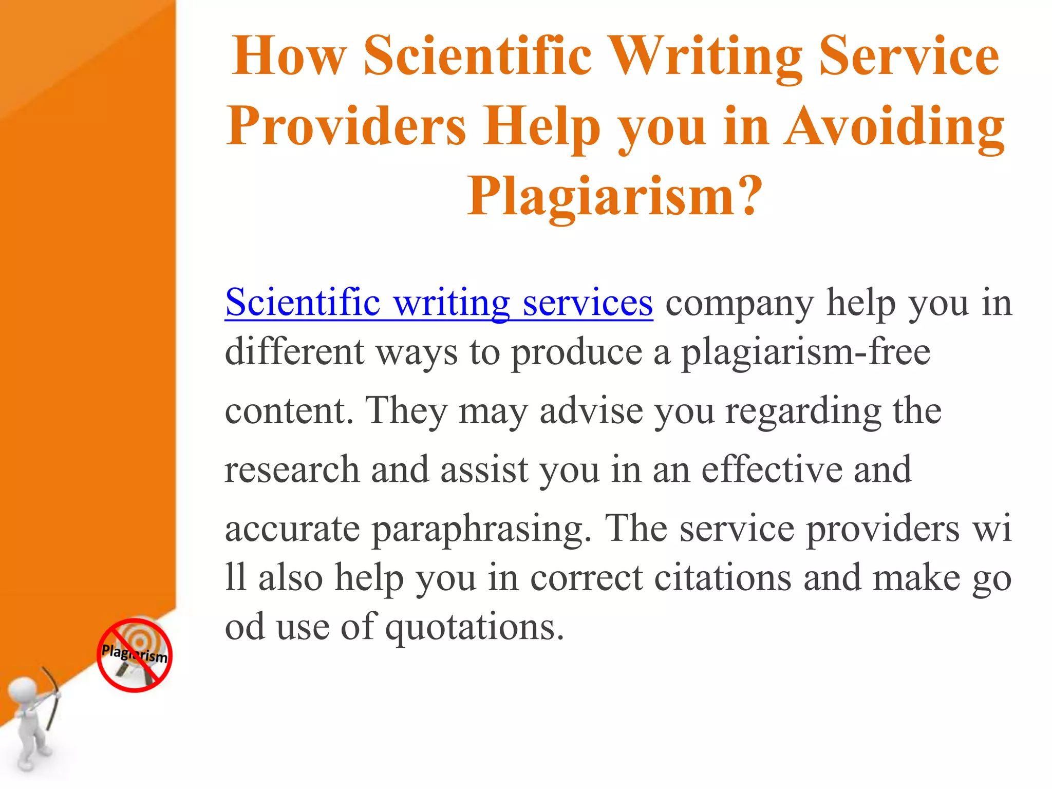 Plagiarism in Scientific Writing | PPTX