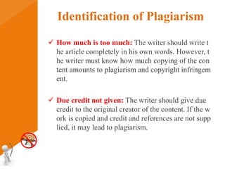 Plagiarism in Scientific Writing | PPTX