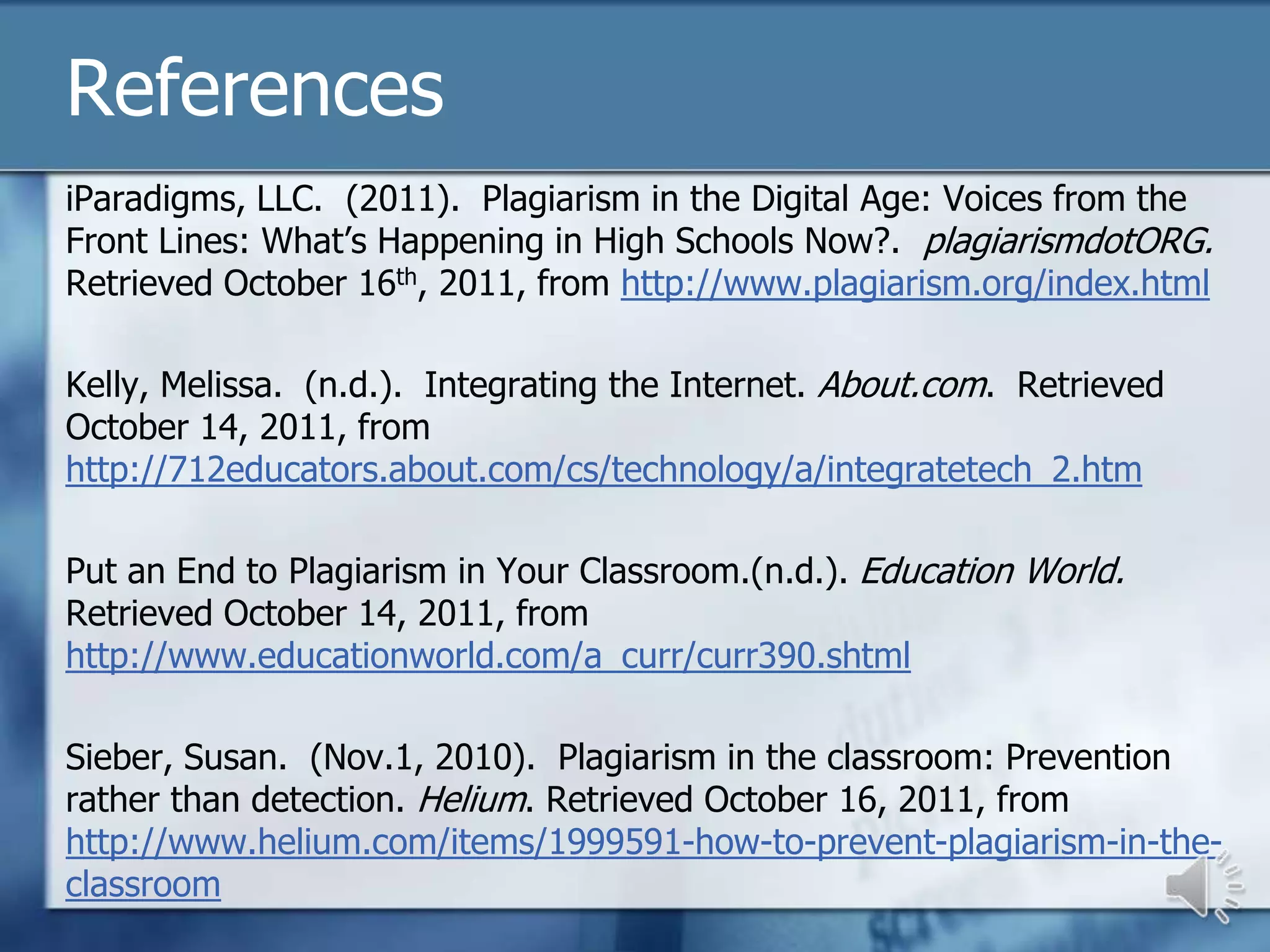 Plagiarism in the classroom pp presentation | PPTX