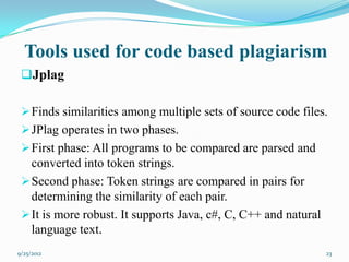 Plagiarism introduction | PPT