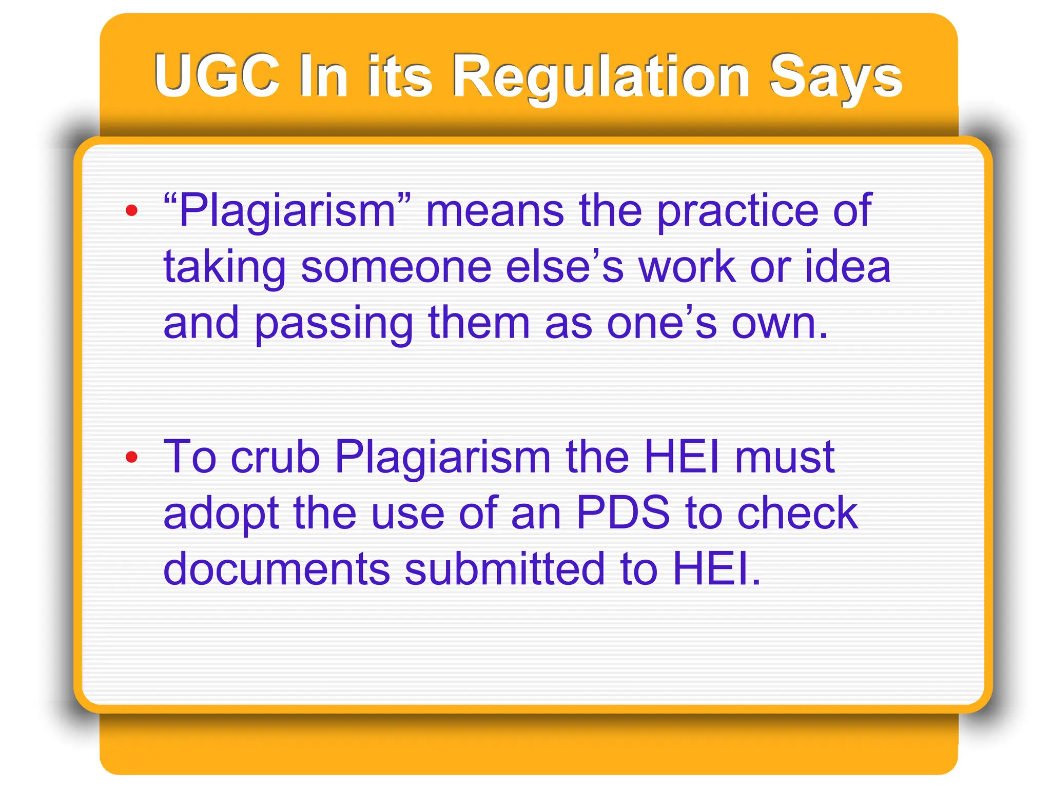 plagiarism Introduction and a brief description of software | PPT