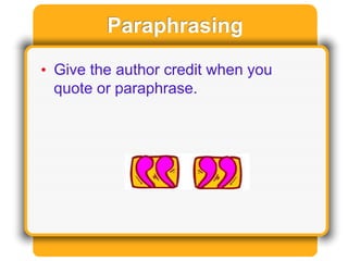 plagiarism Introduction and a brief description of software | PPT