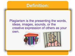 plagiarism Introduction and a brief description of software | PPT