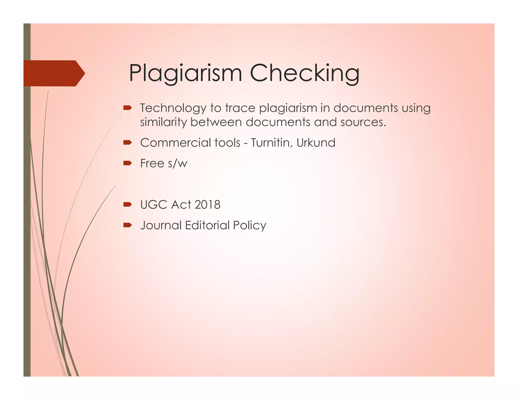 Software tools for checking plagiarism | PDF