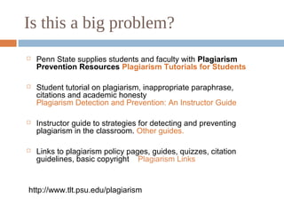 Plagiarism jea15 | PPT