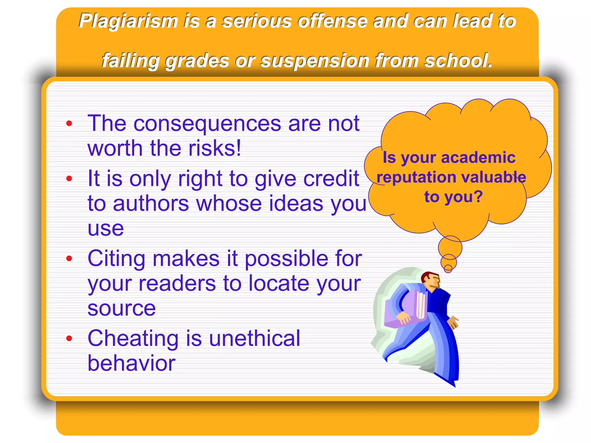 Plagiarism lesson | PPT