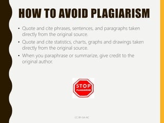 Plagiarism lesson ppt | PPT