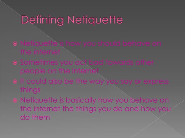 Plagiarism, netiquette, copyrighting powerpoint | PPT